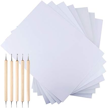 100 Pcs Graphite Paper, A4 Carbon Paper for Tracing and Carbon Transfer ...