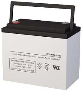 Amazon.com: PS-62000 6 Volt 210 AmpH SLA Replacement Battery with TB ...