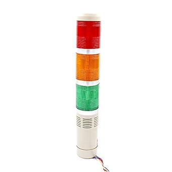 Baomain Industrial Signal Light Column LED Alarm Round Tower Light ...