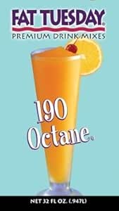 Amazon.com: Fat Tuesday Drink Mix 190 Octane Daiquiri 32OZ Sold Each ...