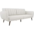 Amazon.com: Novogratz Brittany Sofa Futon - Premium Upholstery and ...