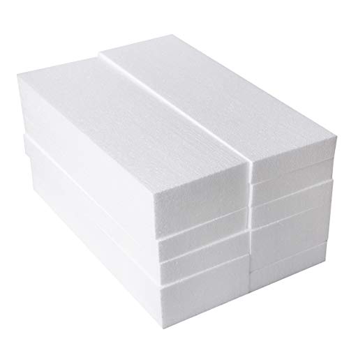 18 Pack Foam Blocks - Styrofoam Rectangle Blocks -Floral Foam -Craft ...