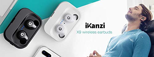 [Updated Version] Wireless Earbuds Bluetooth Headphones IKANZI iPX7 Waterproof 72H Cycle Play ...