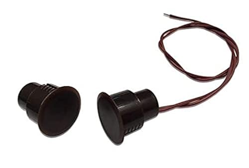10 pc NO Recessed Door Contacts (Normally Open) Alarm Door Window ...