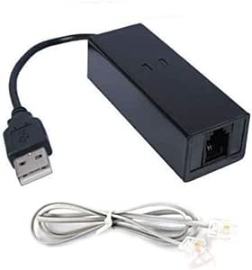 Amazon.com: USB 56K External Dial Up Fax Data Modem Windows 10 / 8 / 7 ...
