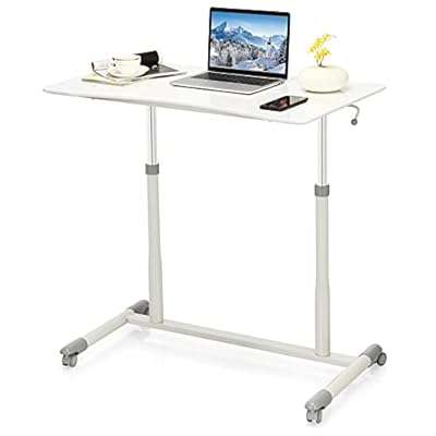 CASART Mobile Standing Desk, Height Adjustable Computer Desk with ...