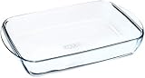 Pyrex Borosilicate Glass Rectangular Roaster with Easy Grip Handles ...