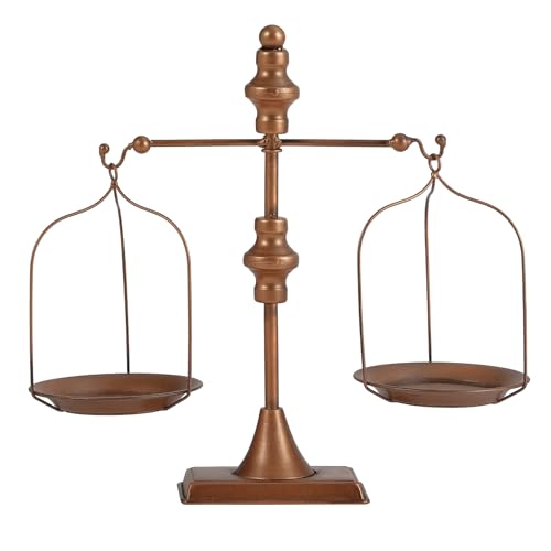 Wenbery Farmhouse Table Libra Scale Decor, Vintage Scales of Justice ...
