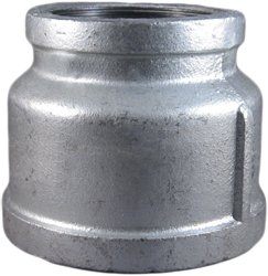 1" x 3/4" Galvanized Bell Reducer Female x Female - Pipe Fittings ...
