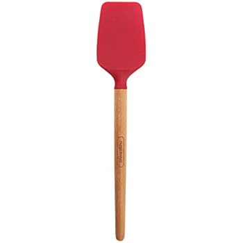 Amazon.com: Chef Craft 21581 1-Piece Silicone Spatula with Wood Handle ...