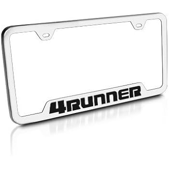 Amazon.com: Toyota 4Runner Black Steel License Plate Frame: Automotive