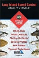 Long Island Sound Central Fishing Chart: Mattituck NY to Norwalk CT ...