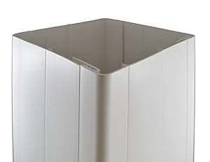 Amazon.com: White PVC Vinyl True 6 Inch X 6 Inch X 96" Tall Post Wrap ...