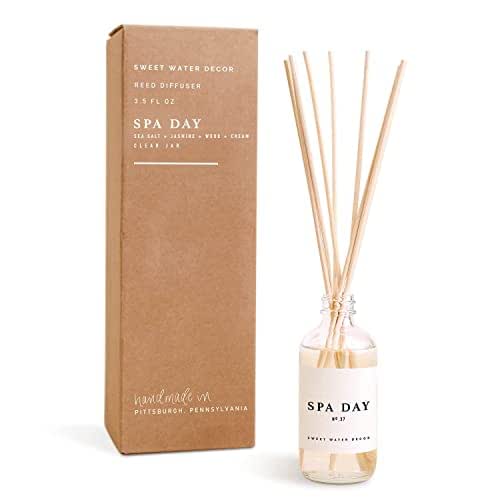 Amazon.com: Sweet Water Decor Spa Day Reed Diffuser Set | Relaxing ...