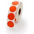 Amazon.com : LabelValue.com | Orange Inventory Labeling Dot Stickers ...