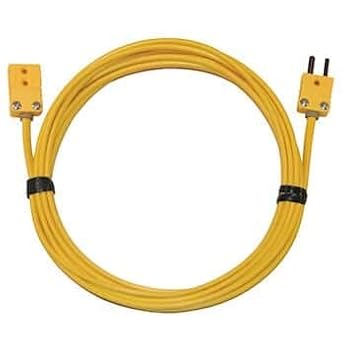 Digi-Sense Type-K, Extension Cable, Mini Connector, 10ft, 20-Gauge ...