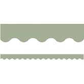 Amazon.com: Whaline 69Ft Bulletin Border Stickers 6 Sage Green Color ...