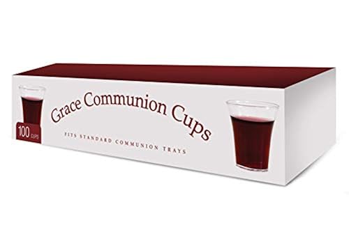 Grace Communion Cups - Disposable Plastic 100 per box - Fits Standard ...