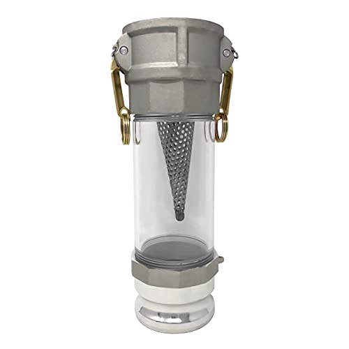 Gloxco 3" in-line Camlock Polycarbonate Sight Glass and Strainer ...