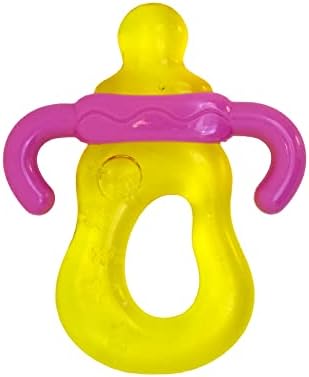 Safari Baby Water Teether With plastic handle Bottle shape YELLOW price ...