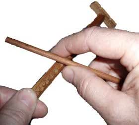 Amazon.com: Hooey Stick w/string (Gee Haw Whimmy Diddle) - Wood Brain ...