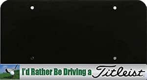 Amazon.com: MW Solutions I'd Rather Be Driving a Titleist License Plate ...