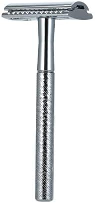 ametoys Stainless Steel Double Edge Shaving Razor Safety Beard Razor ...