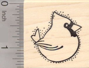 Cardinal Rubber Stamps | Kritters in the Mailbox | Cardinal Rubber Stamp
