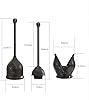 SANGFOR Toilet Plunger with Holder, Efficient Plungers for Bathroom ...