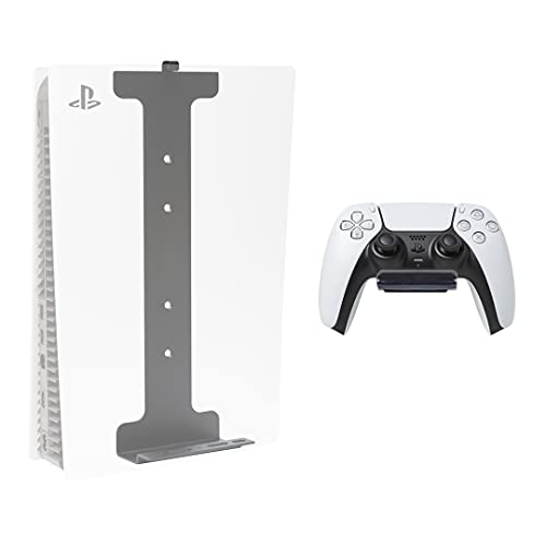 HIDEit Mounts - Wall Mount & Controller Bundle for PS5 - Includes Steel ...