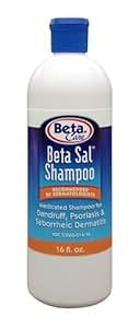 Amazon.com : Beta Sal Medicated Shampoo for Dandruff, Psoriasis, and ...