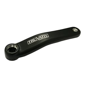 Truvativ Isoflow Power Spline Left Hand Crank Arm - Blast Black, 17.0 ...