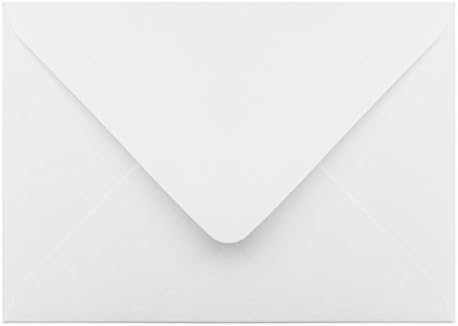 50 White Blank Cards & Envelopes C6 White Envelopes and A6 Creased ...