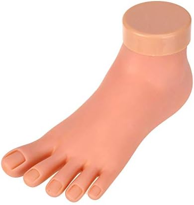 AORAEM Practice Fake Foot Flexible Movable Soft Silicone Fake Foot Tool ...