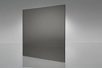 MEDIUM GRAY ACRYLIC 2074 Plexiglas Sheet 12 X 24 1/8" TRANSPARENT 13% ...