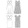 Burda 6549 Schnittmuster Kleid (Damen, Gr. 46-56) Level 3 mittel ...
