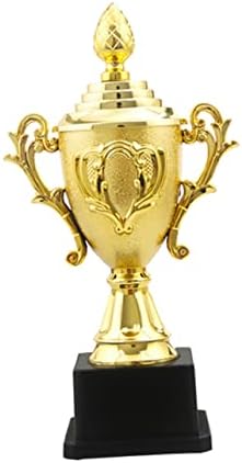 Toddmomy Mini Trophies Soccer Gift Football Trophy Gold Award Trophy ...