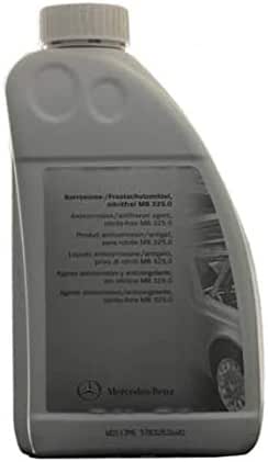 Mercedes-Benz Genuine Radiator Coolant 0009890825 MB 325.0 1 Litter ...