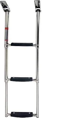 Amarine Made Boat Ladder, 3 Step Ladder Boat Boarding Ladder Stainless ...