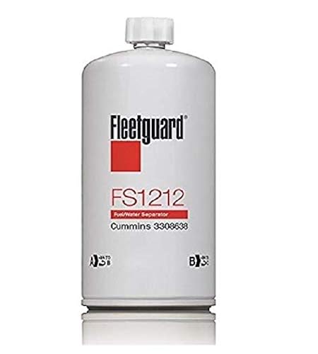 FS1212 Fleetguard Fuel/Water Separator Spin-On Filter (Pack of 6) in ...