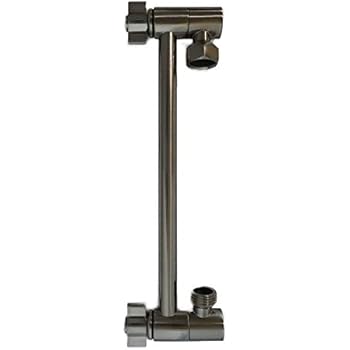 10" Locking Shower Head Extension Arm in Brushed Nickel - Shower Arms ...