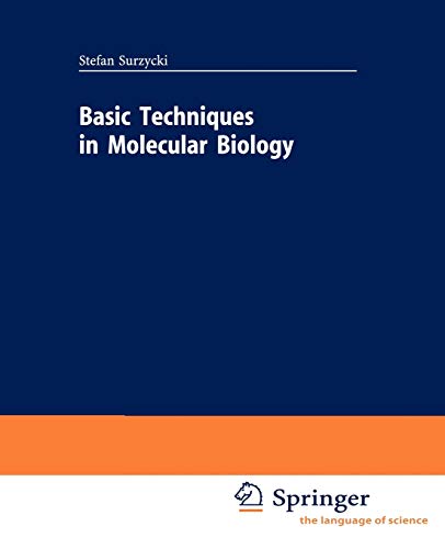Basic Techniques In Molecular Biology Springer Lab Manuals