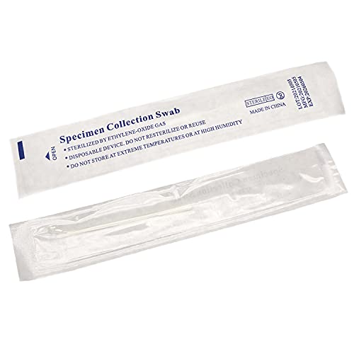 GlobalRoll Nasal Swab Individual Self Test, 100 Pack Sterile ...