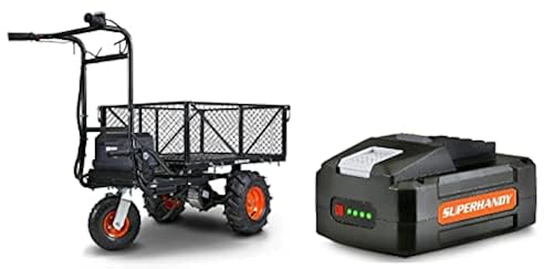 SuperHandy Utility Service Cart Power Wagon Wheelbarrow Electric 48V DC ...