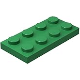 Amazon.com: Classic Green Plates Bulk, Green Plate 2x2, Building Plates ...