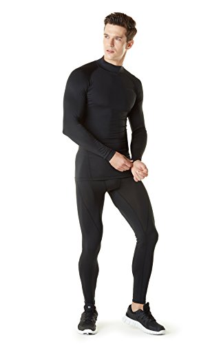 Tesla TM-YUT32-BLK_Small Men's Thermal Wintergear Compression Baselayer ...