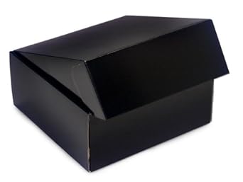 Amazon.com: Decorative Shipping Boxes - Black Gourmet Shipping Boxes ...