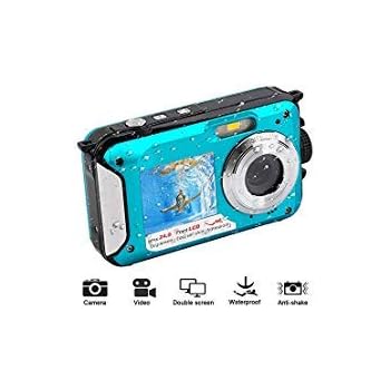 Amazon.com : YISENCE Waterproof Digital Camera 1080P Full HD Underwater ...