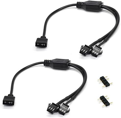 OPSFALCON ARGB Splitter Cable, 5V 3 Pin Addressable RGB Splitter Cable ...