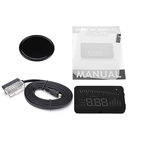 3'' Car HUD Head-Up Display Colorful Dashboard Projector with OBDII ...